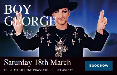 The Boy George Experience | Coppid Beech Hotel