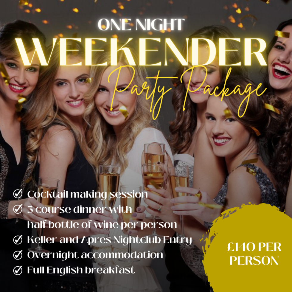One Night Weekender Party Package | Coppid Beech Hotel