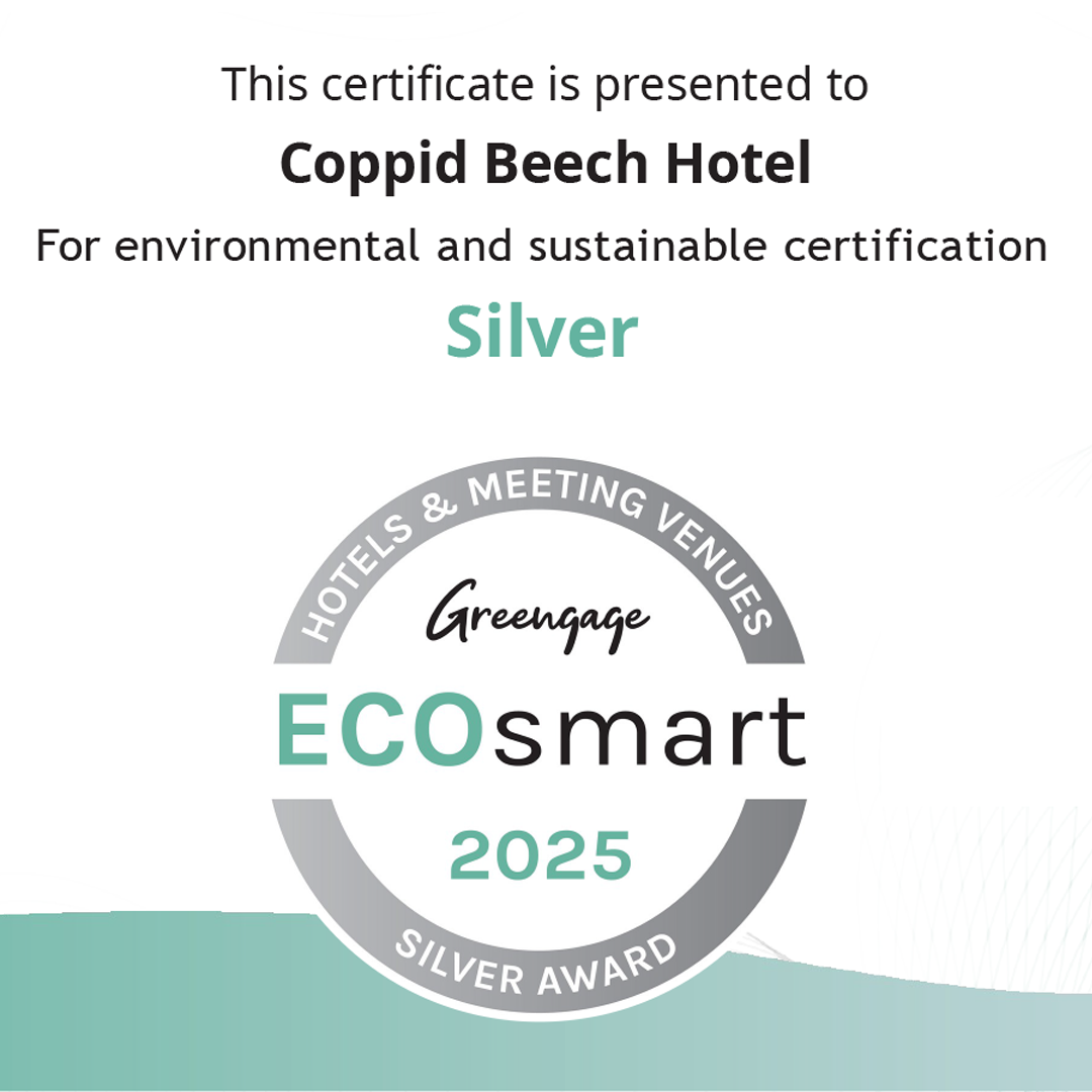 ECOSMART 2025 ACCREDITATION | Coppid Beech Hotel